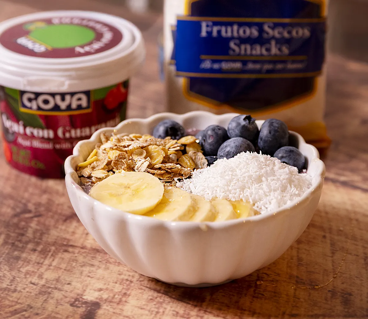 Bowl de helado de açai con coco | GOYA Europa