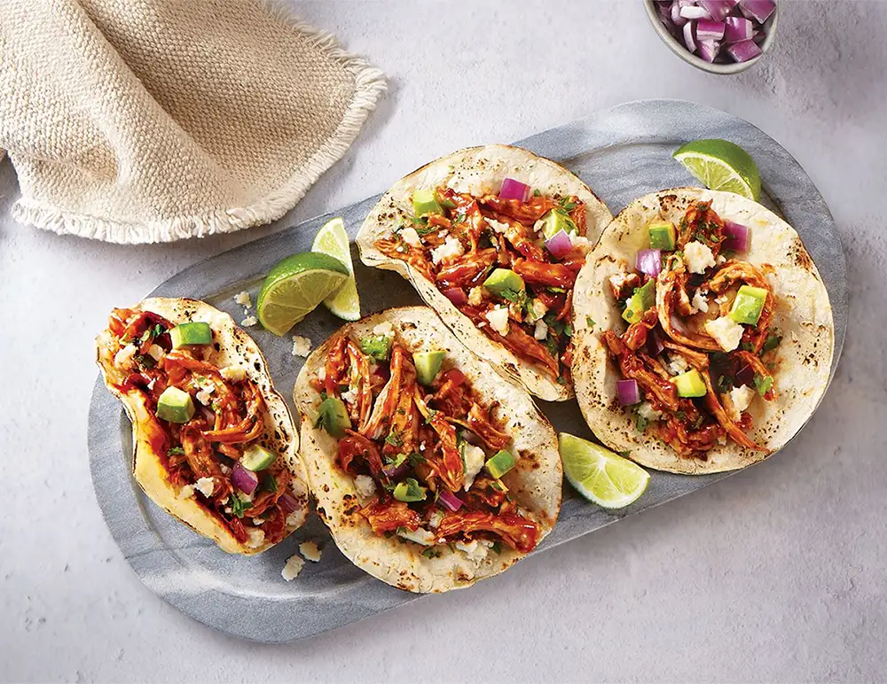 Tacos de tinga de Pollo | Goya España